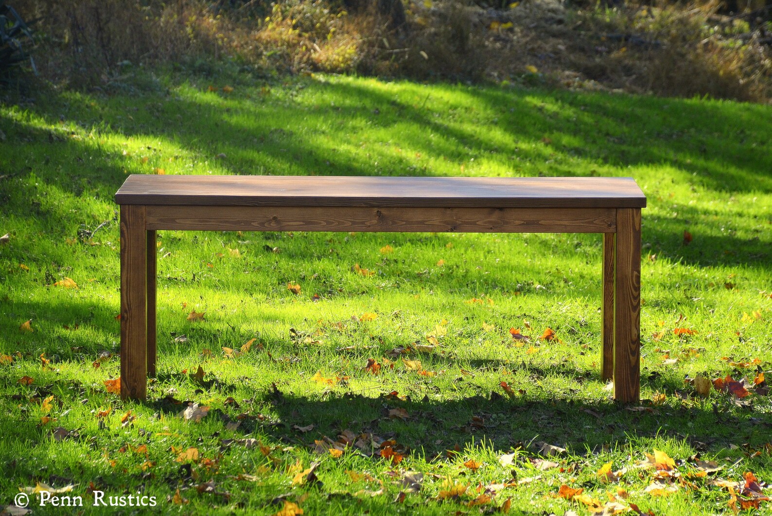 Modern Rustic Table and Bench Set Contemporary Minimalist | Etsy