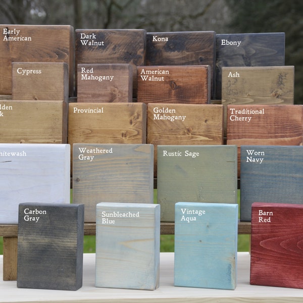 Pine Stain Samples - Etsy