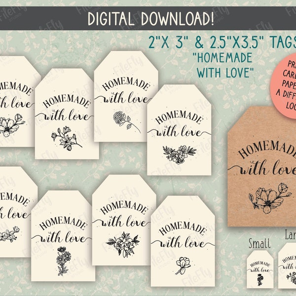 Homemade Tags - Etsy