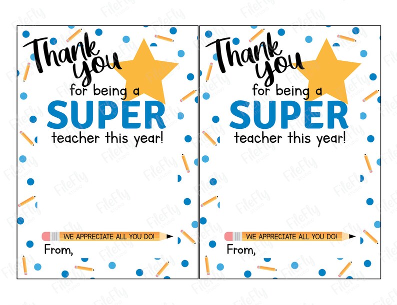 PRINTABLE Walmart Gift Card Holder Teacher Thank You - Etsy