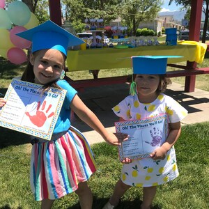 PRINTABLE Kindergarten Graduation Diploma, oh the Places You'll Go ...