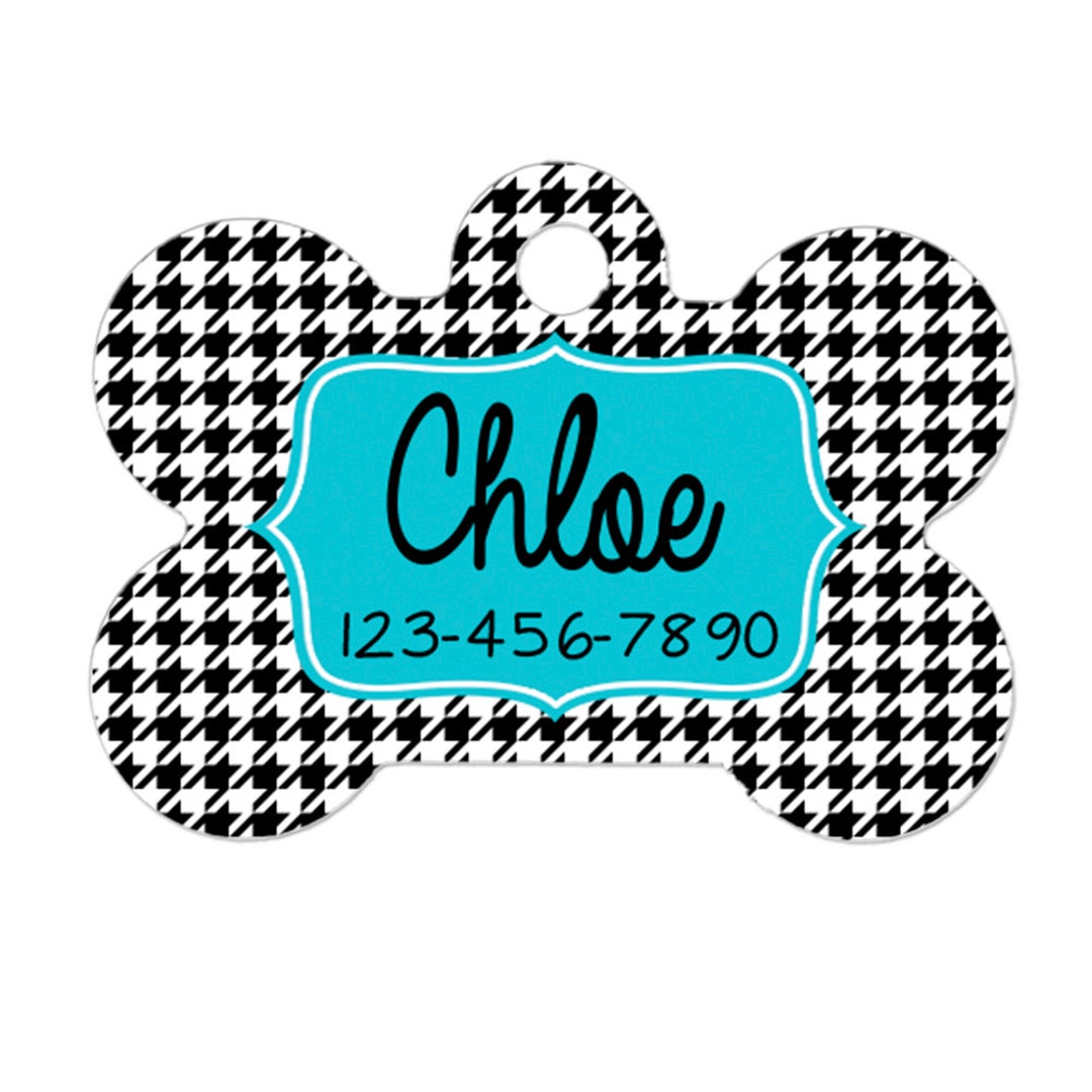 Dog ID Tag, Personalized Dog Tag, Bone Shape Pet Tag, Custom Dog Name ...