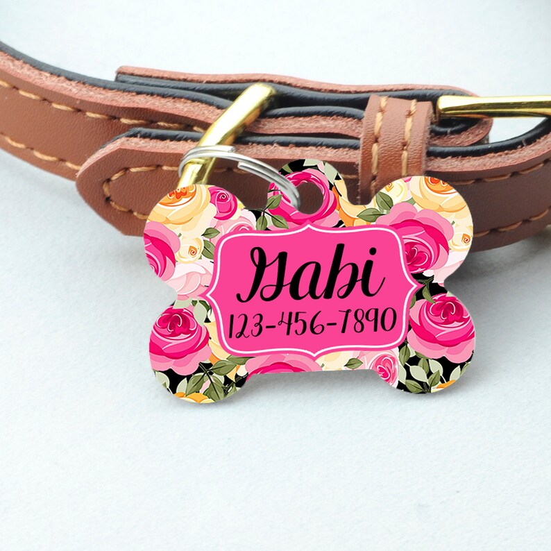 Personalized Pet ID Tag Personalized Pet Tag Custom Pet ID - Etsy