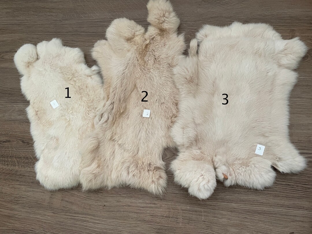 Rabbit Fur Layering, Newborn Sitter Baby Photo Prop, Real, Natural ...