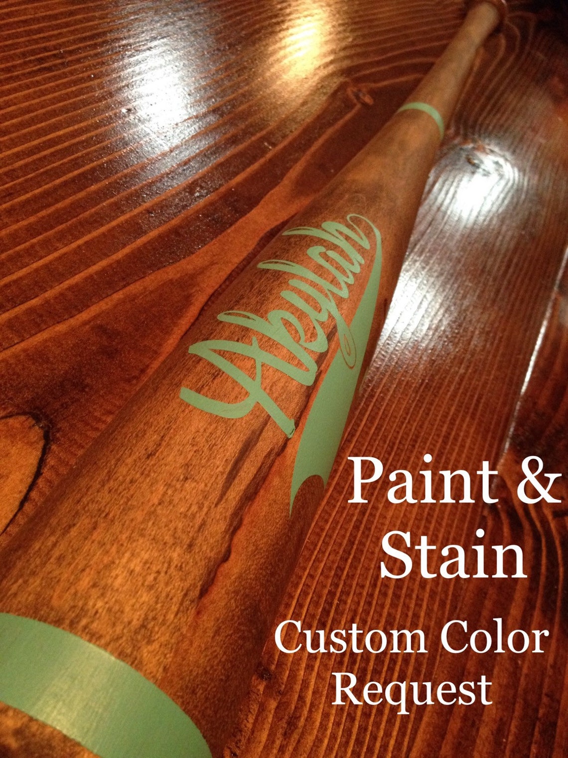 1/2 Baseball Bat Customized Wall Decor Sports Personalized | Etsy