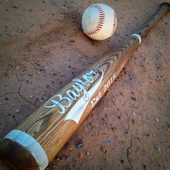 1/2 Baseball Bat Customized Wall Decor Sports Personalized | Etsy