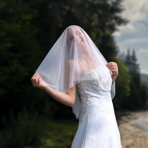 GIA | Crystal Edged Sheer Drop Veil, Soft English Net Veil, Soft Veil ...