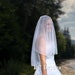 GIA | Crystal Edged Sheer Drop Veil, Soft English Net Veil, Soft Veil ...