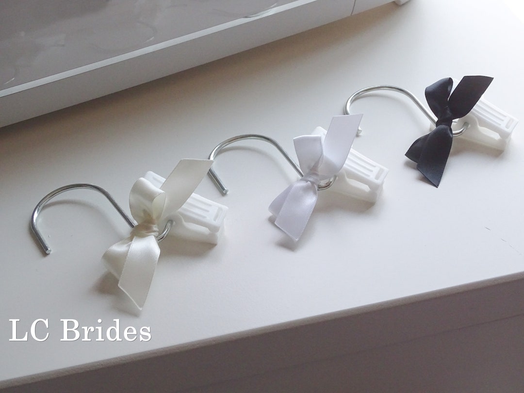 Wedding Veil Hanger With Bow Veil Clip Veil Hanger Black - Etsy
