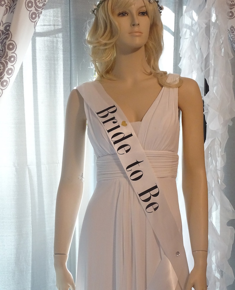 Bride to Be Sash, Bridal Shower Sash, Wedding Sash, Bachelorette Sash ...