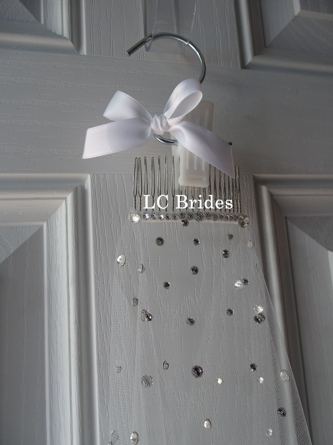 Wedding Veil Hanger, Veil Clip, Veil Hanger, Veil Hanger With Bow - Etsy