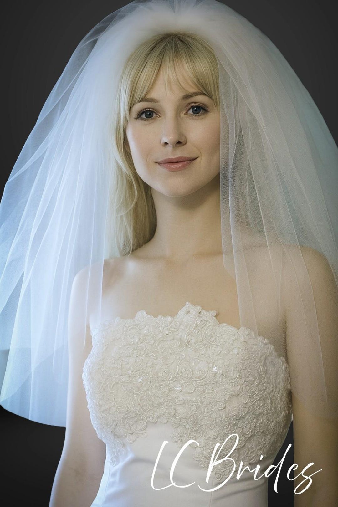 Blusher Wedding Veil, 2 Tier or 3 Tier, Blusher Veil, Wedding Veil ...