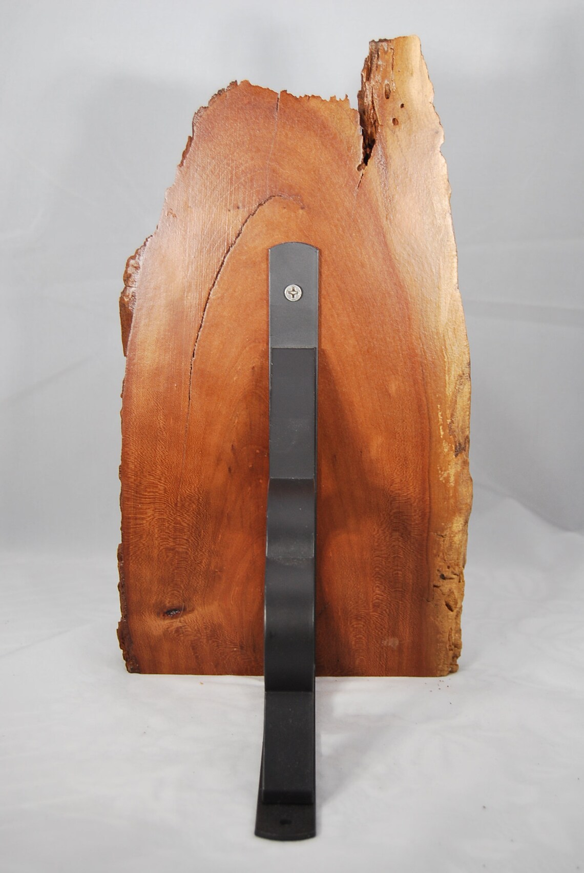 Live Edge Walnut Wall Shelf With Bracket - Etsy