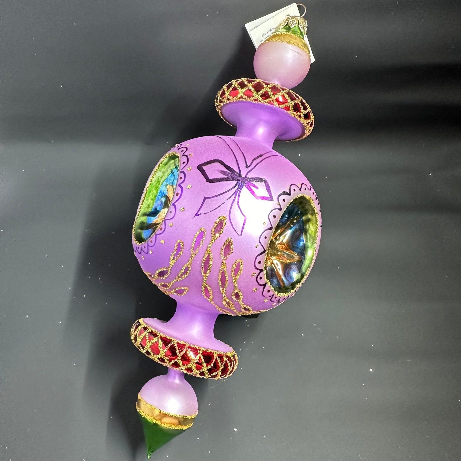 1990s Christopher Radko Razzle Dazzle Triple Indent Reflector 10 ...