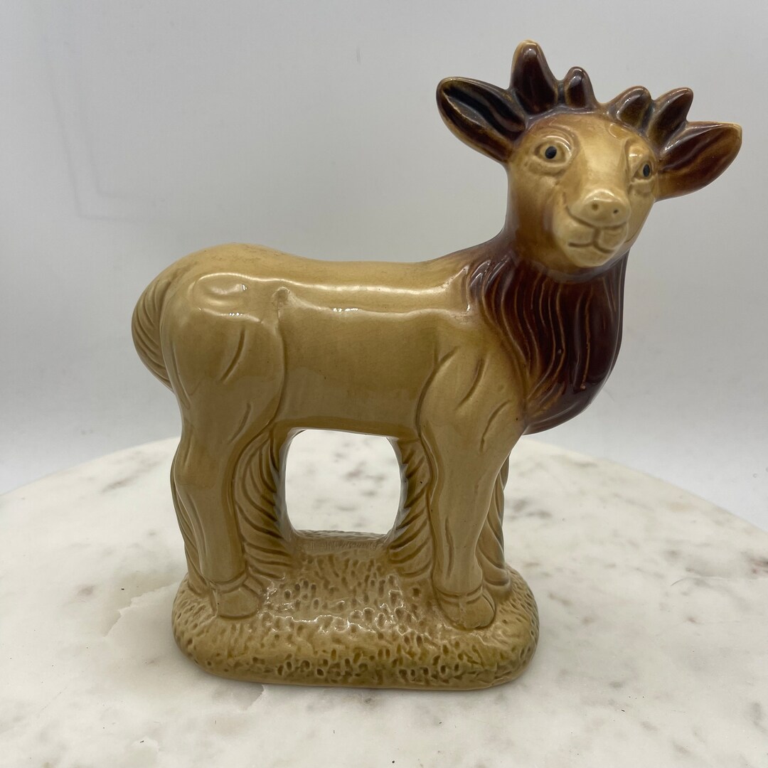 Vintage Retro Moose Elk Deer Ceramic Figurine Wildlife Hunting - Etsy
