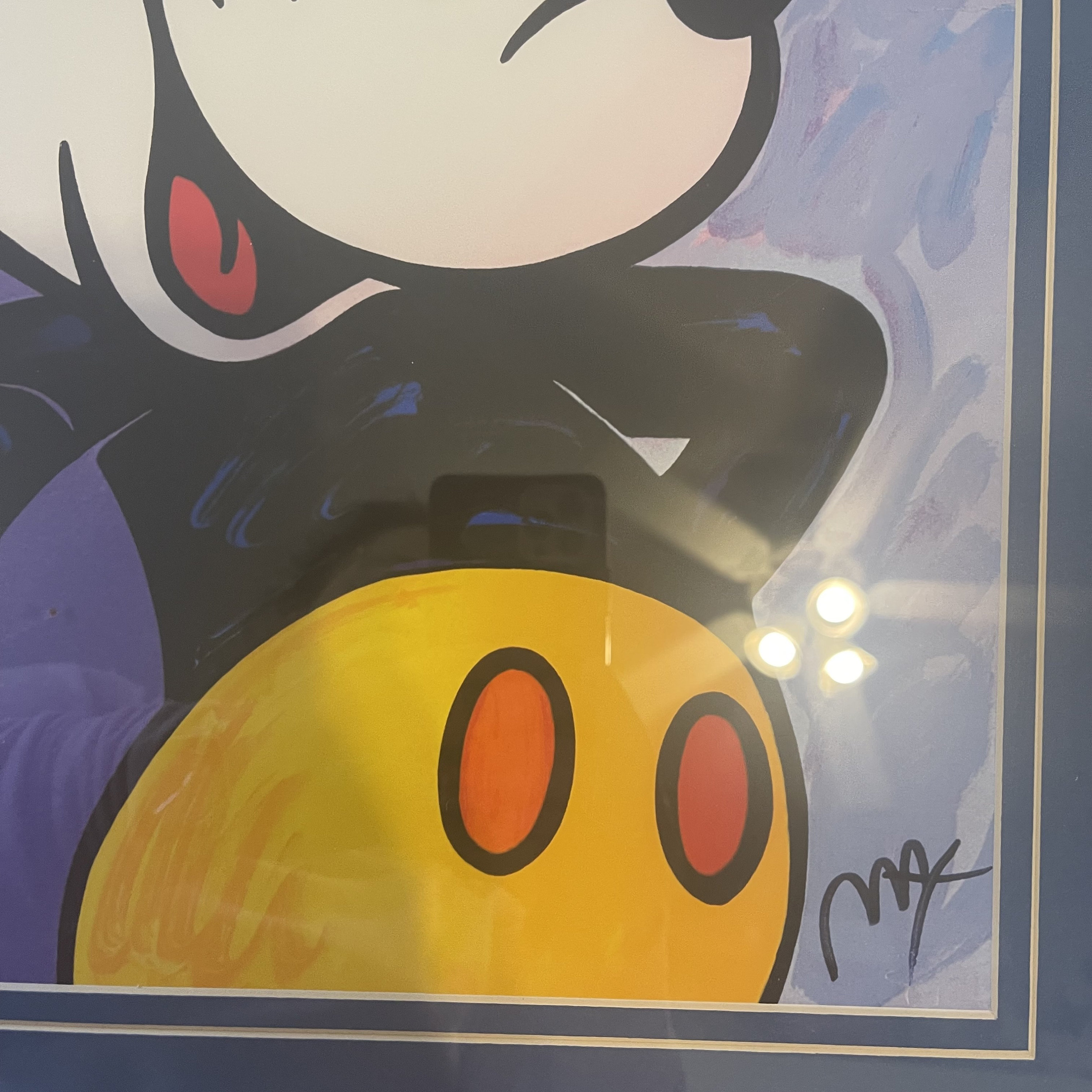 Peter Max Mickey Mouse Pop Art Signed in the Plate 22 X 24 - Etsy