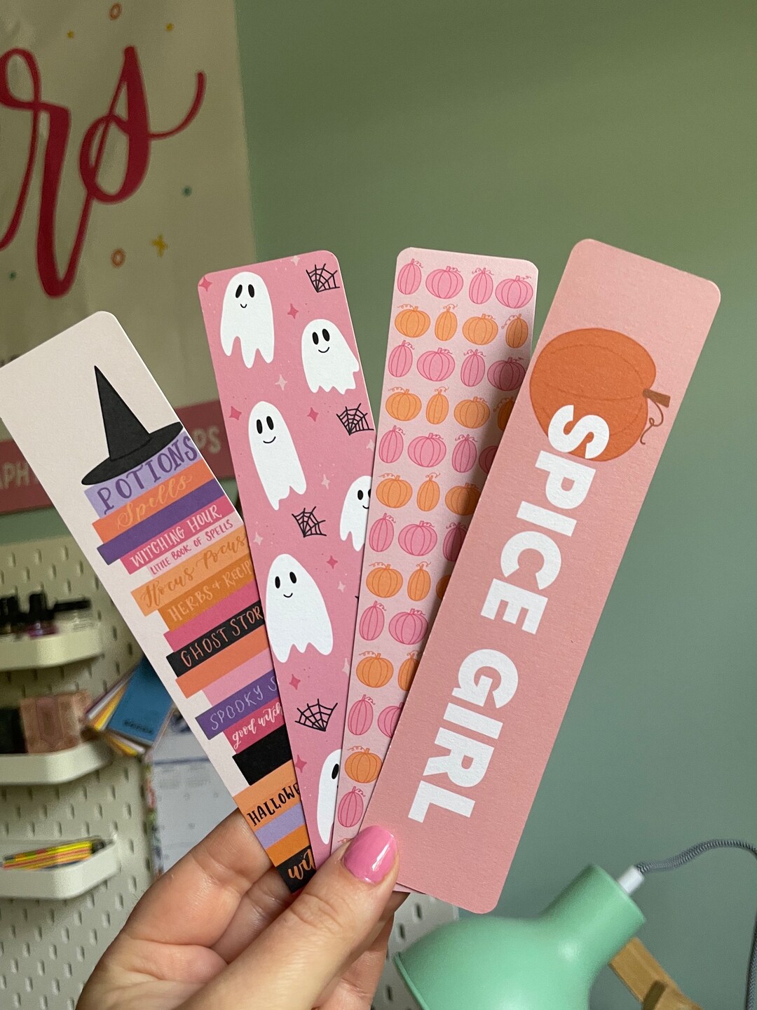 Fall Bookmarks, Halloween Bookmarks, Booktok, Spooky Bookmarks, Witchy ...