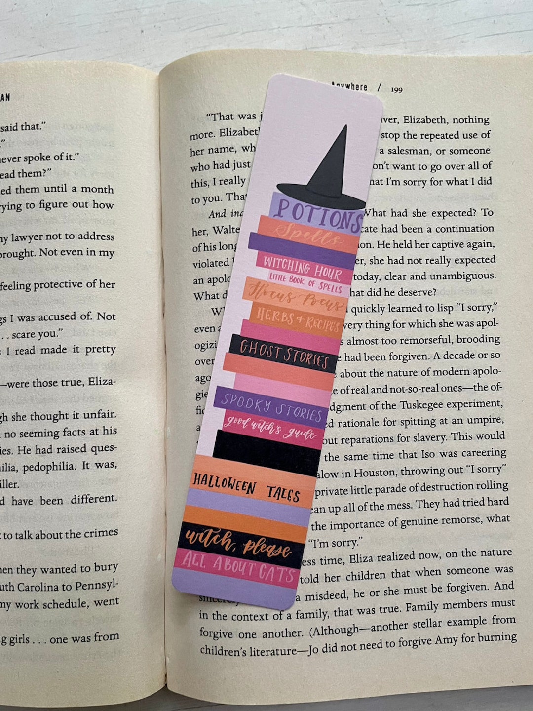 Fall Bookmarks Halloween Bookmarks Booktok Spooky - Etsy