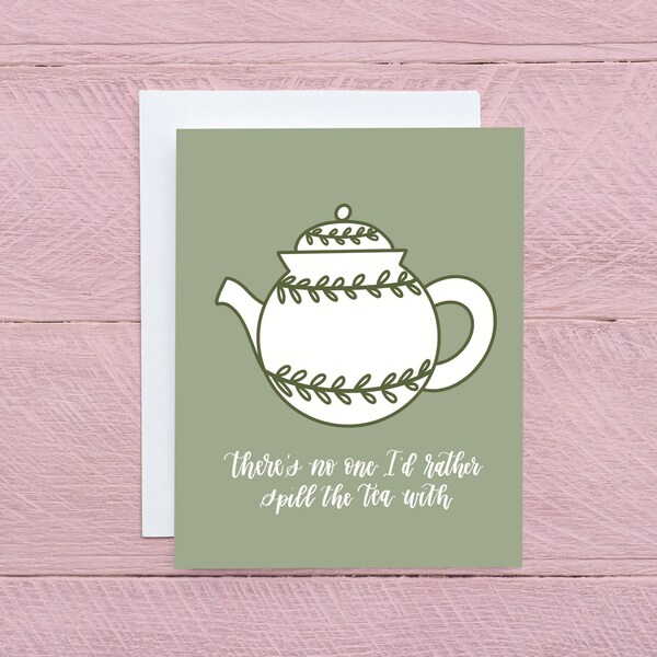 Teapot Card - Etsy