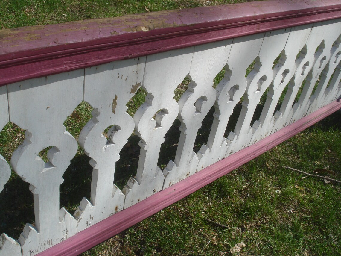 Vintage Porch Railing Balustrade Gingerbread Cottage Style, Rare ...