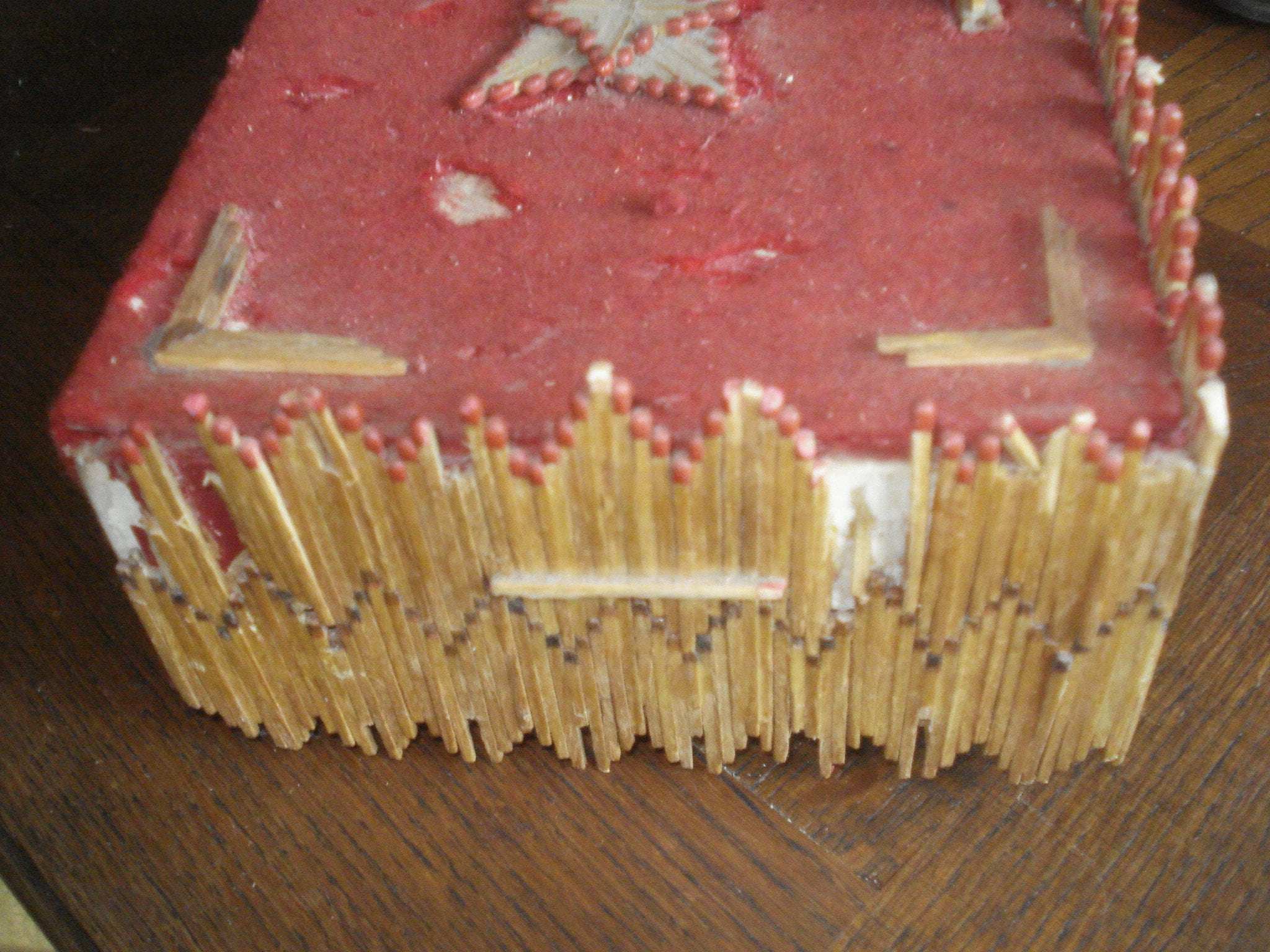 Vintage Tramp Art, Match Stick Art - Jewelry Box, Prison Art 1960's - Etsy