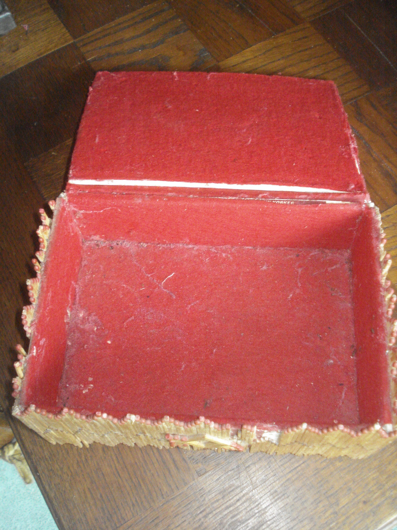 Vintage Tramp Art, Match Stick Art - Jewelry Box, Prison Art 1960's - Etsy