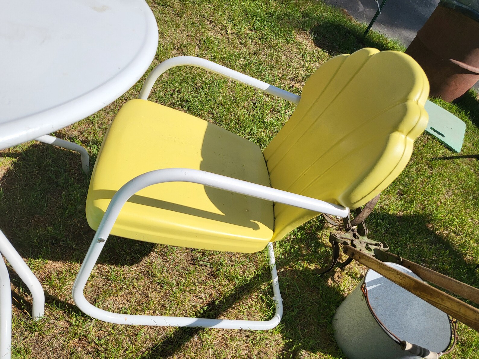Bouncy Metal Motel Chairs ORIGINAL 1950's Restored Set of 4 With ...