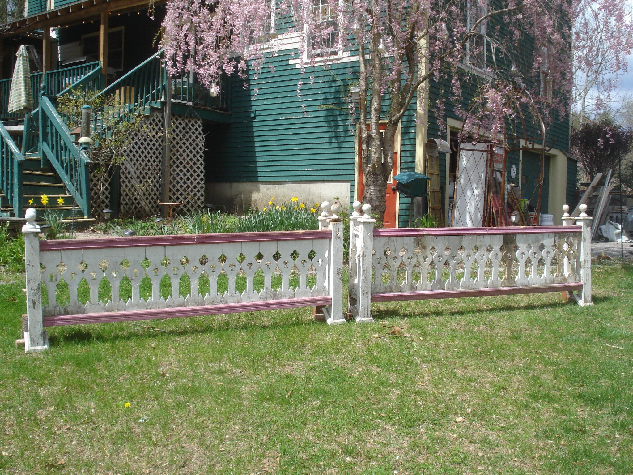 Vintage Porch Railing Balustrade Gingerbread Cottage Style, Rare ...