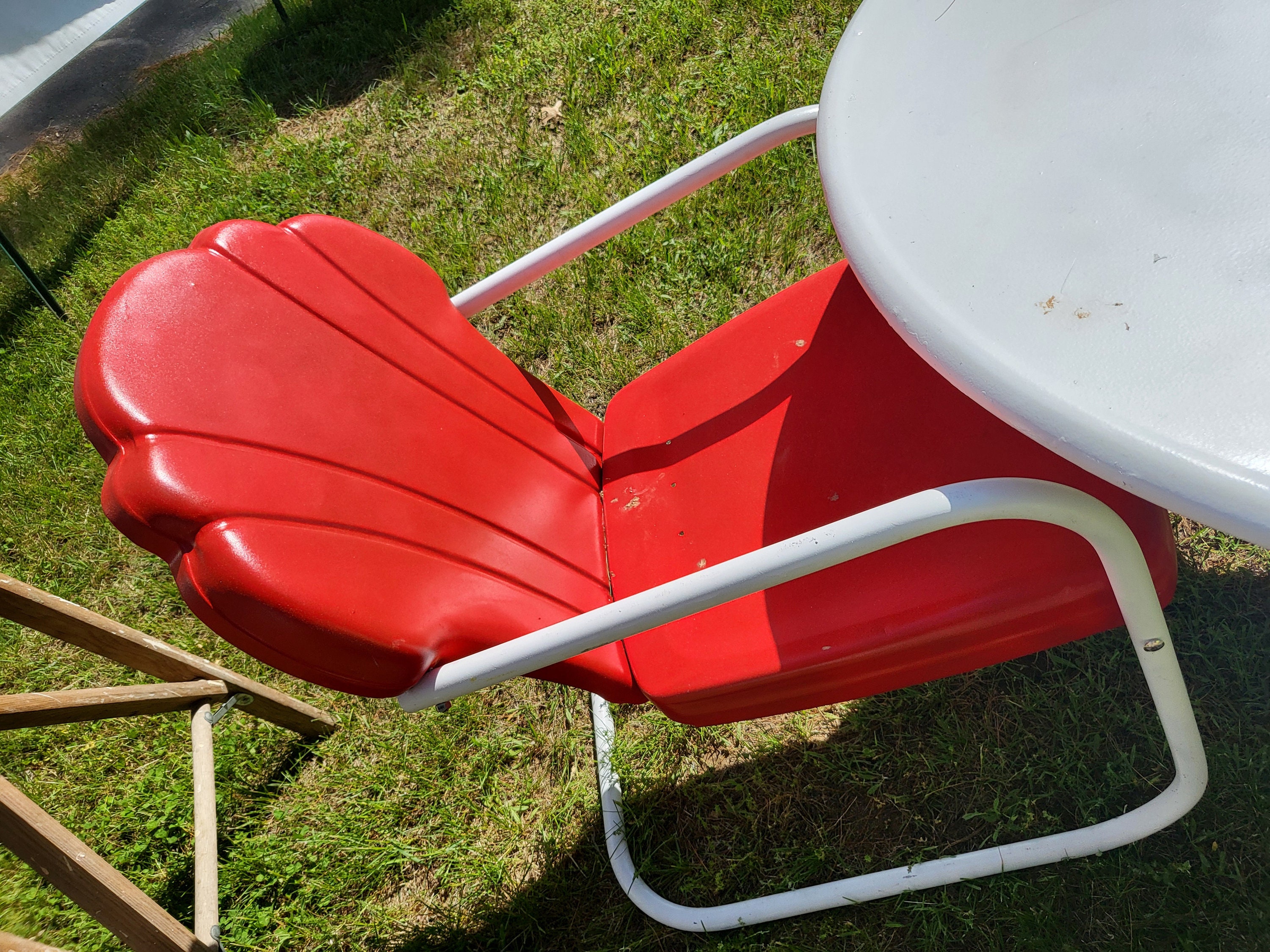 Bouncy Metal Motel Chairs ORIGINAL 1950's Restored Set of 4 With ...