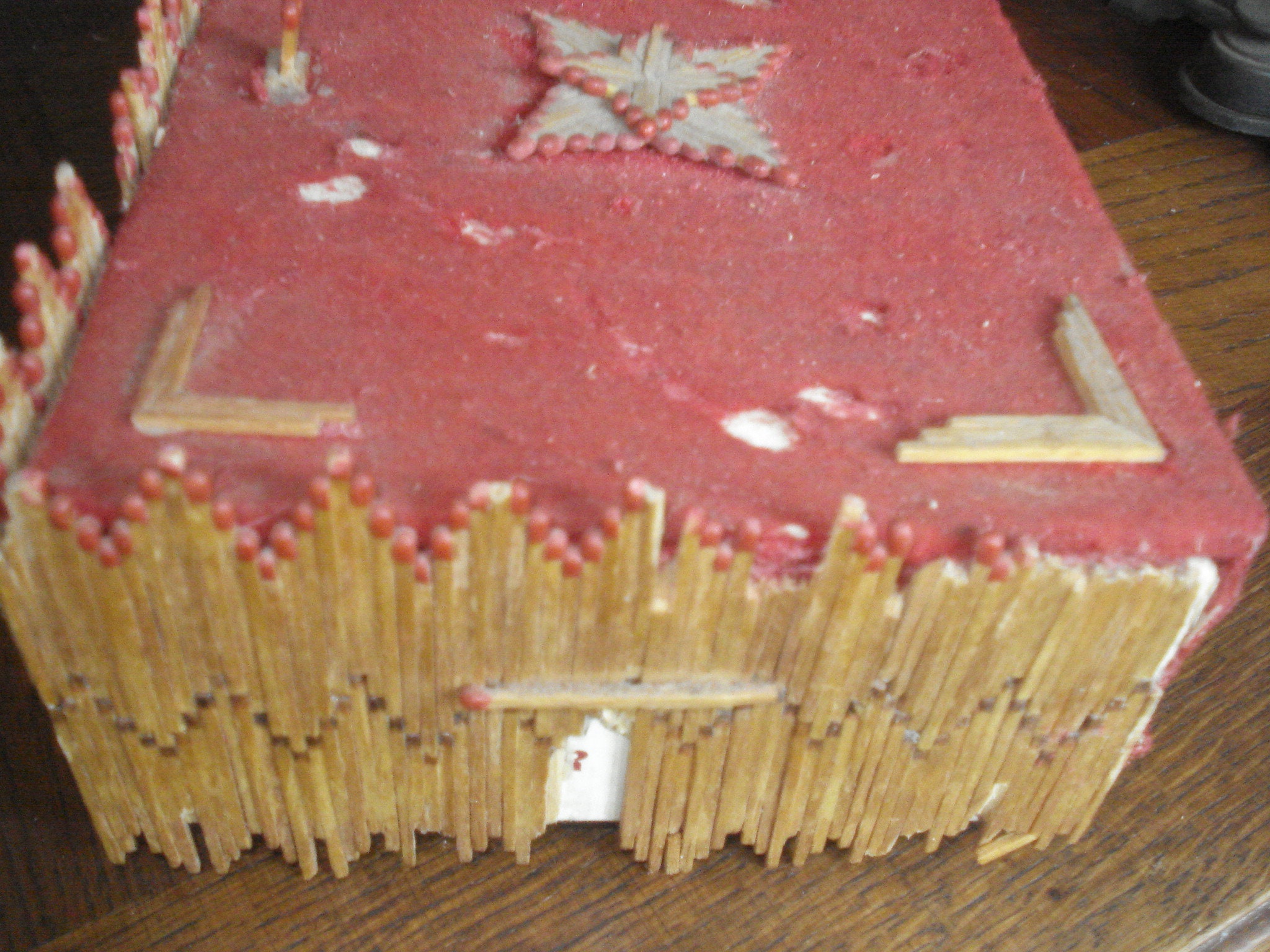 Vintage Tramp Art, Match Stick Art - Jewelry Box, Prison Art 1960's - Etsy