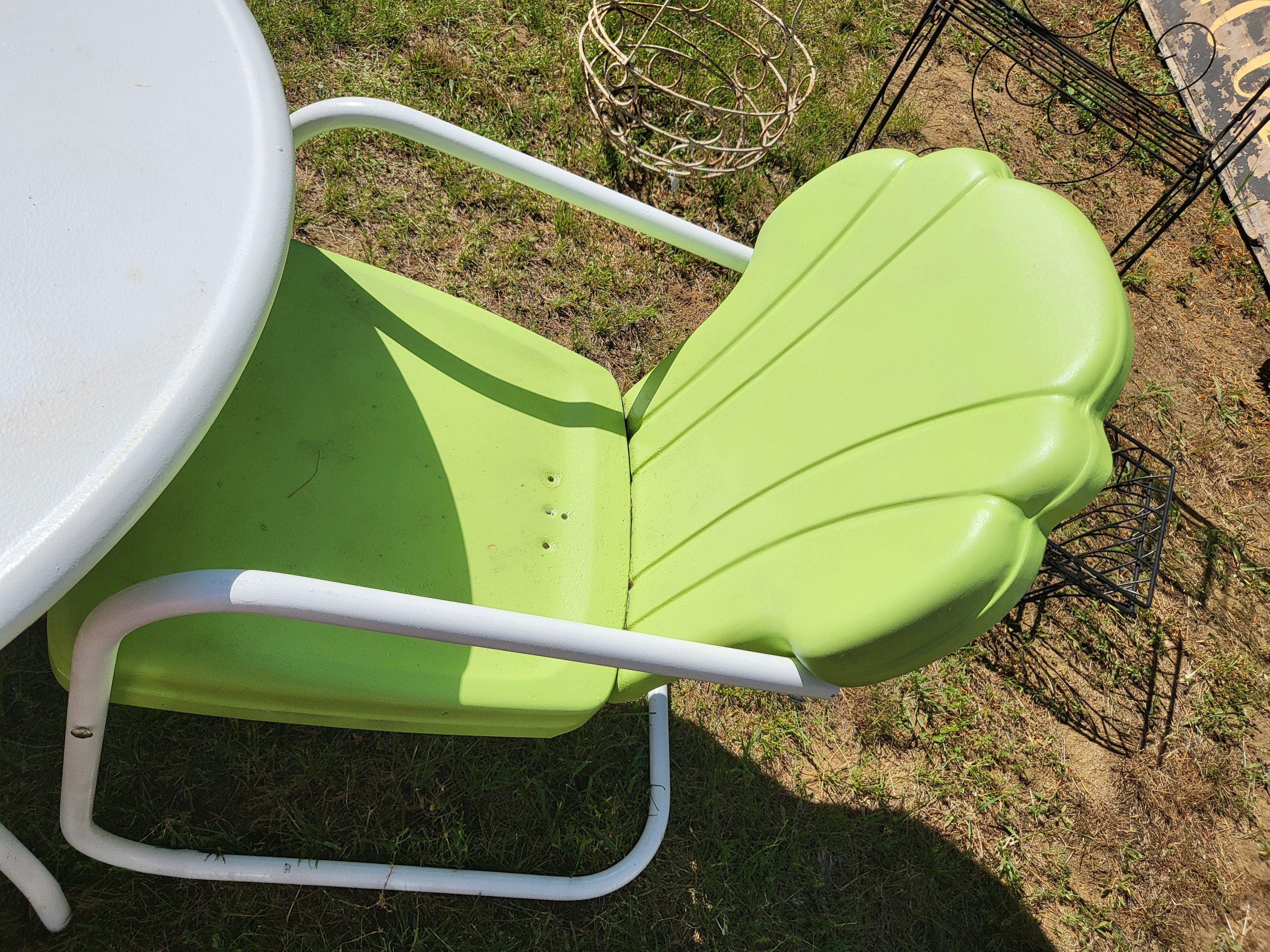 Bouncy Metal Motel Chairs ORIGINAL 1950's Restored Set of 4 With ...