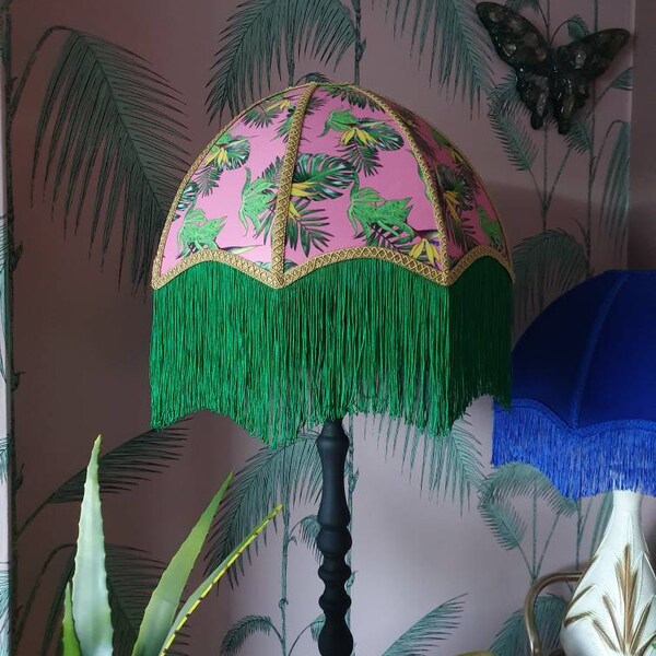 Fringed Lampshade - Etsy
