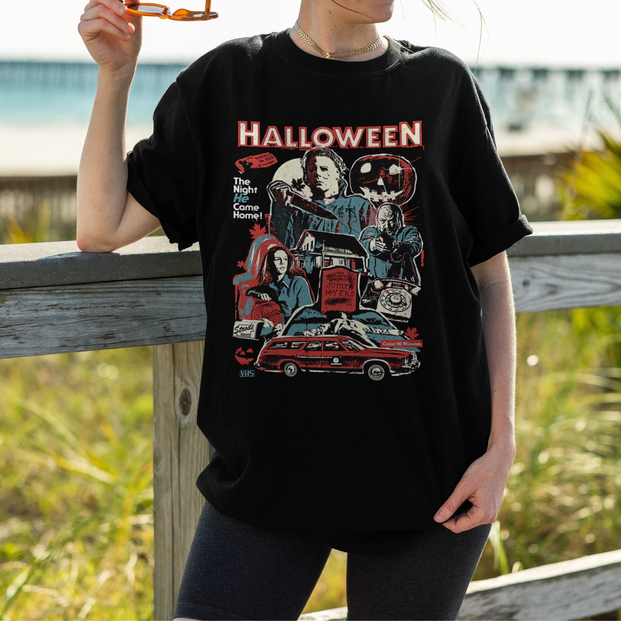 Michael Myers Shirt, Michael Myers Horror Sweater, Vintage Michael ...