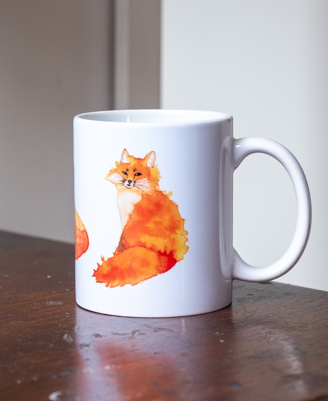 Fox Mug. Three Foxes. Funny Mug. Ceramic Mug With Original - Etsy