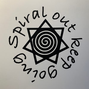 TOOL Inspired Spiral Out Keep Going Permanent Decal - Etsy