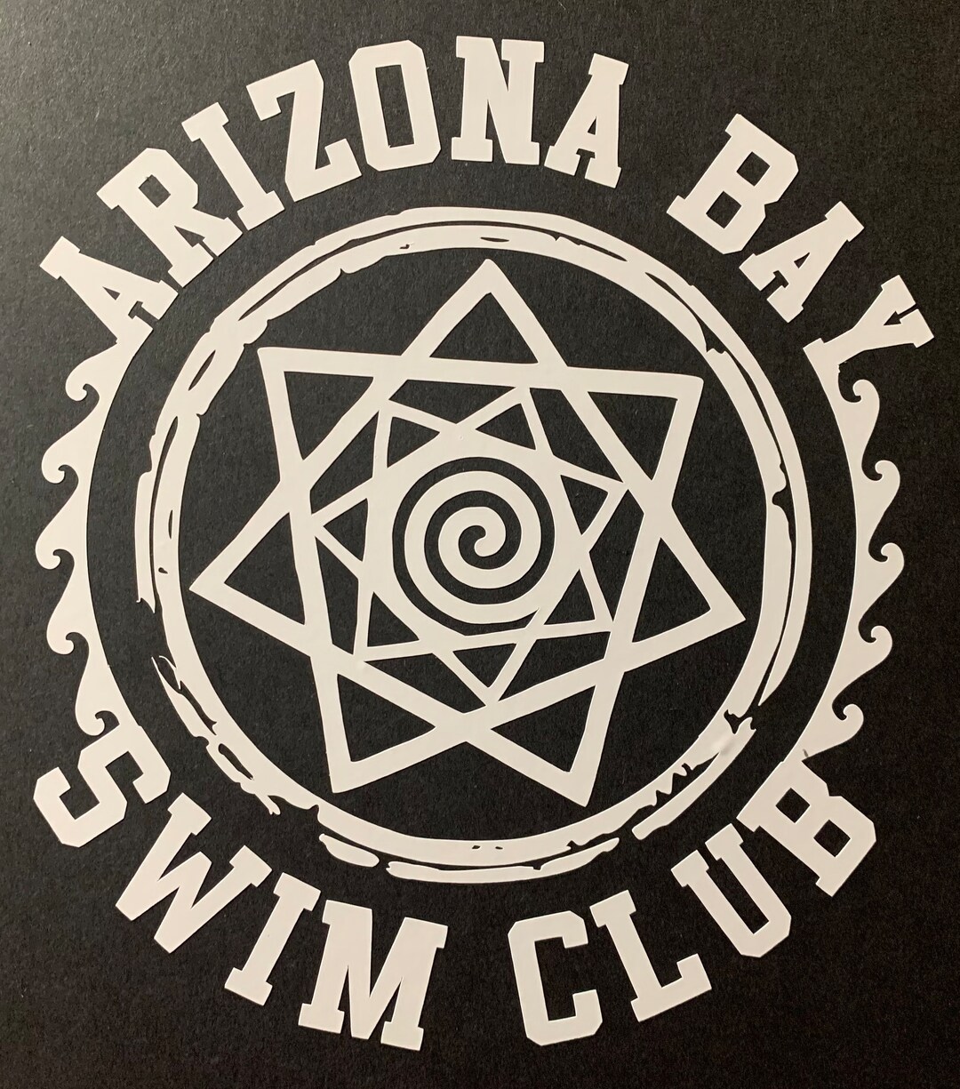 Arizona Bay Swim Club Heptagram/spiral Decal TOOL Inspired - Etsy