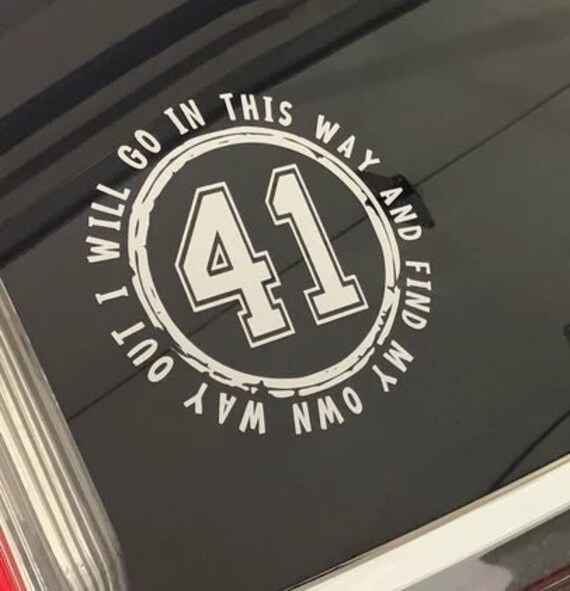 DMB Dave Matthews Band Vinyl 41 Decal - Etsy