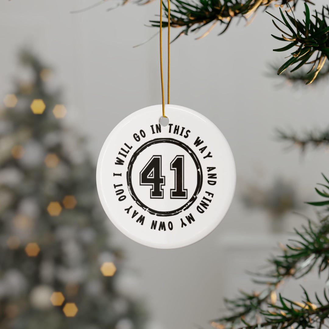 DMB #41 Ceramic Ornament: Dave Matthews Band Fan Gift - Etsy