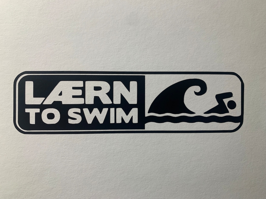 MJK TOOL Band Learn to Swim Decal - Etsy