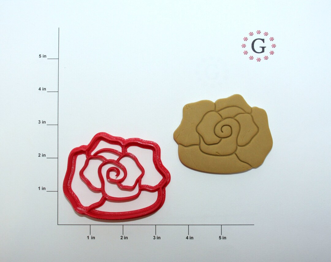Rose Cookie Cutter - 4 Options - Etsy