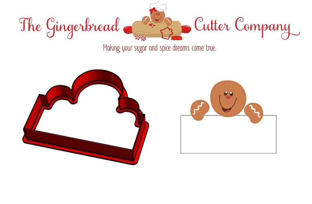 Gingy Boy Plaque Cookie Cutter - Etsy