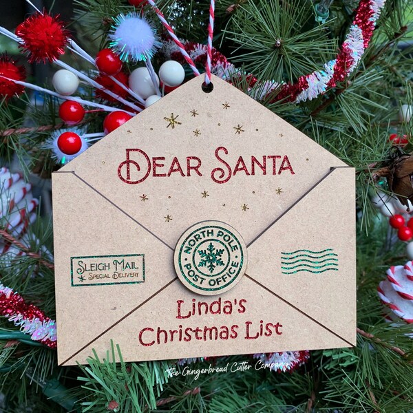 Dear Santa Ornament - Etsy