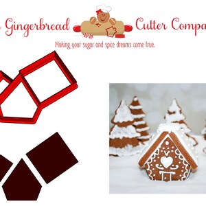 Mini Gingerbread House Cutter Chalet - Etsy