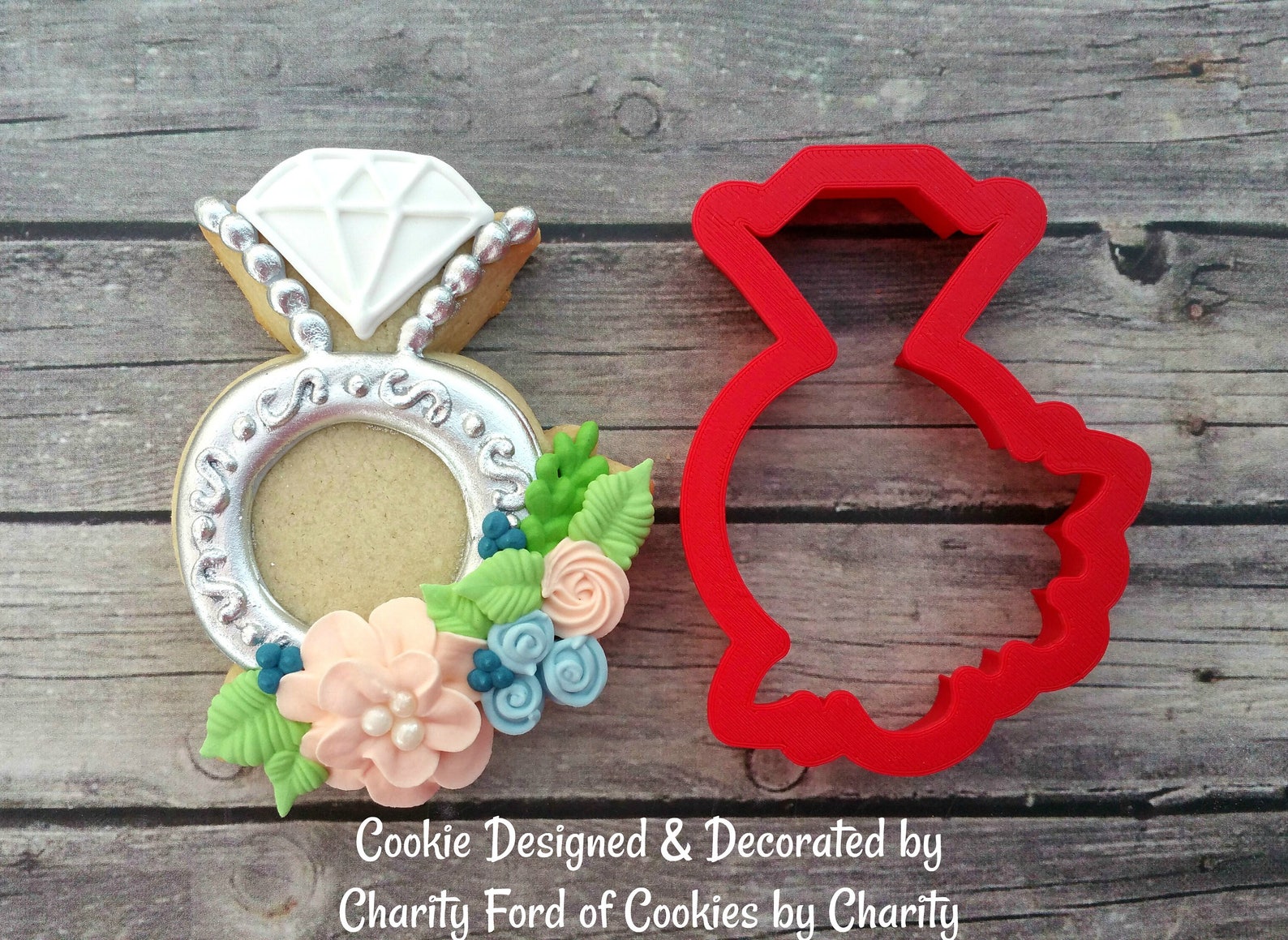 Floral Ring Cookie Cutter | Etsy
