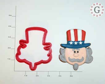 Uncle Sam Cookie Cutter - Etsy