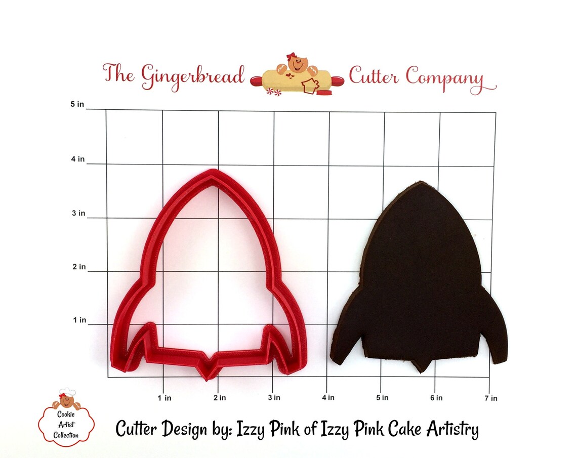 Rocket Ship Cookie Cutter - Etsy