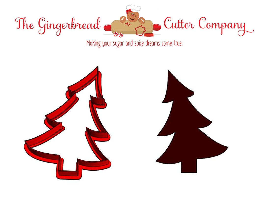 Tilted Christmas Tree Cookie Cutter - Etsy