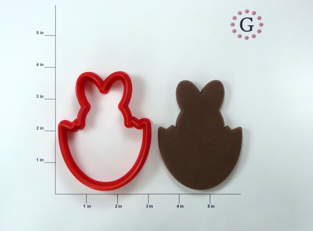 Bunny in Egg Cookie Cutter - Etsy