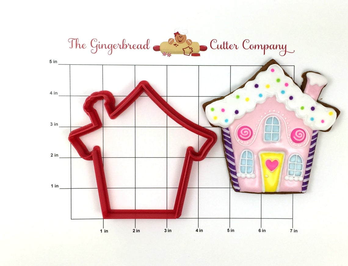 Gingerbread House Cookie Cutter - Etsy