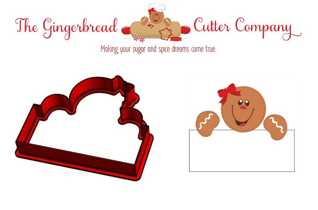 Gingy Girl Plaque Cookie Cutter - Etsy
